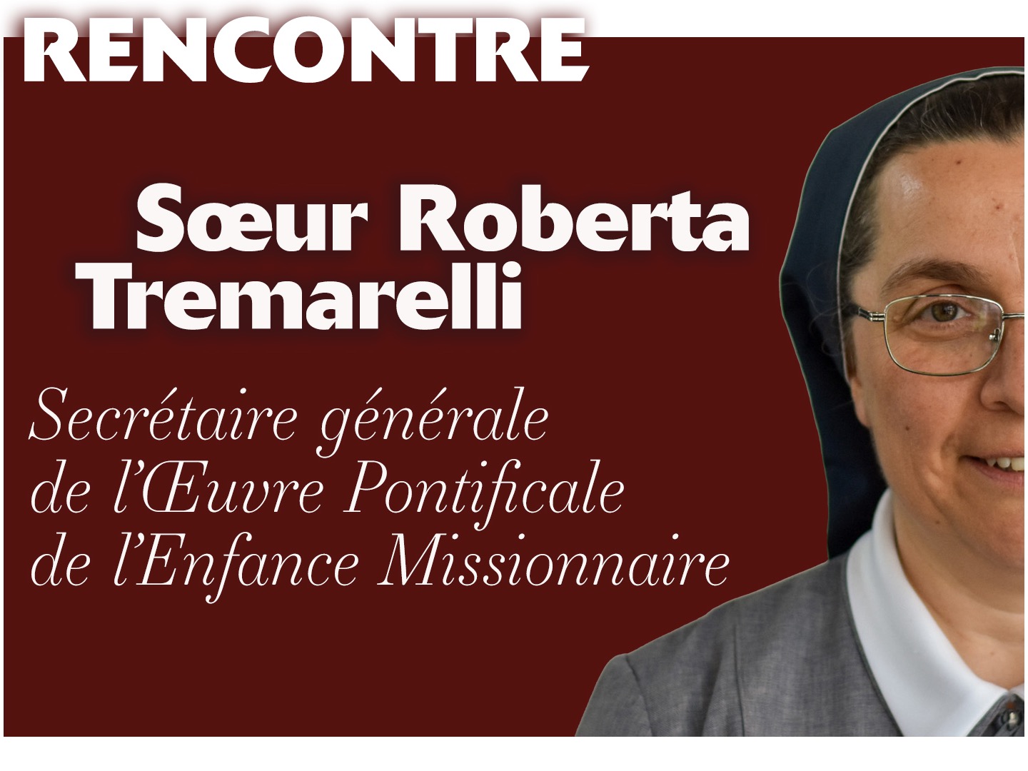 Rencontre avec la Secrétaire générale de l'Oeuvre Pontificale de l ...